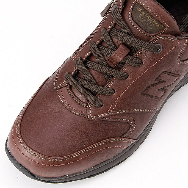 スニーカー ニューバランス new balance ウォーキングシューズ メンズ MW585 ブラック BK 4E 幅広対応 ファスナー付 本革 天然皮革 激安正規