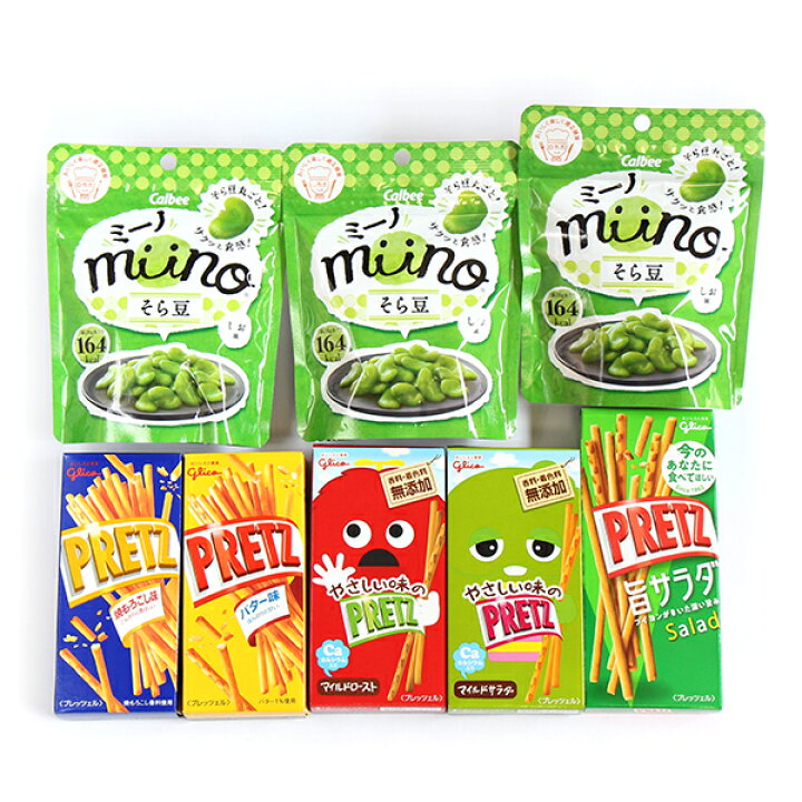 専門店では お菓子 詰め合わせ 全国送料無料 カルビー miino ミーノ そら豆しお味 28g 6コ入り さんきゅーマーチ メール便 4901330803544sx6m ...