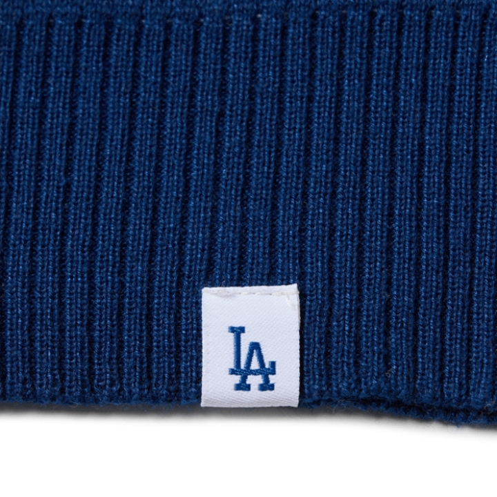 楽天市場】ニューエラ 長袖 ニット ビッグロゴ ドジャース ネイビー