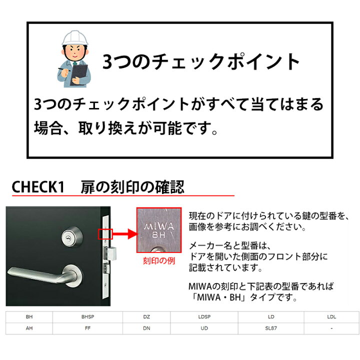 MIWA ミワ 美和ロック 鍵 交換用 取替用 V18シリンダー BH BHSP DZ LDSP LD AH DN UD ST色 MCY-207 最高の品質の