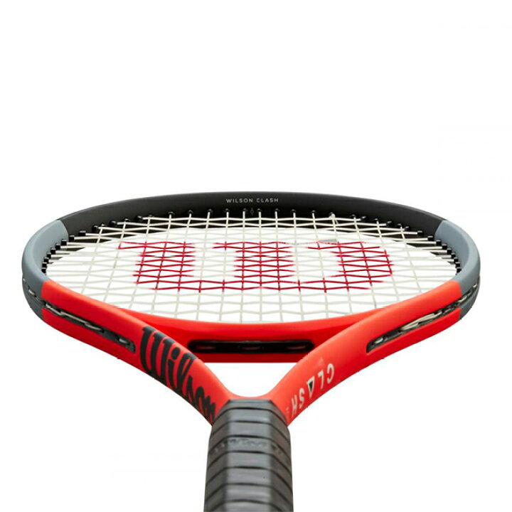 ウィルソン Wilson 2022 CLASH 100 V2 クラッシュ100 295g 海外正規品 硬式テニスラケット WR074011U-レッド×ブラック 22y3m NC 新発売の