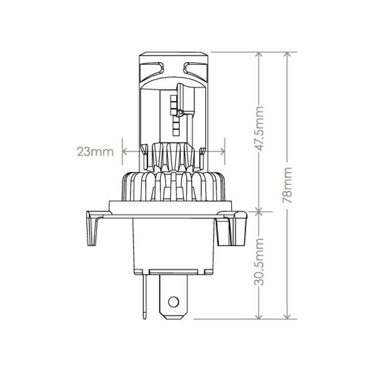 【代引き不可】 スフィアライト バイク専用コンパクトLED ライジングアルファ H4 Hi Lo 6000K SRAMH4060 SPHERE LIGHT RIZINGα ...