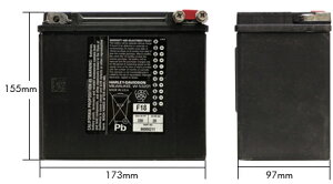 【楽天市場】【66000211】 ハーレー純正バッテリー：1991～96年ダイナモデル、ソフテイルモデルに適合 (旧品番：65989-90B ...