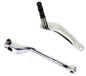 【楽天市場】【21-1342】 ヒールシフターレバー：2018年以降FLソフテイルモデルでフットボード装着車に適合/33600224/クローム ...