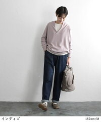 【楽天市場】パンツ テーパードパンツ デニム 総ゴム 甘織り M～3L ／着後レビューでクーポン☆ 大人 ゆったり 体型カバー ボトムス e+ Ms,Ls,LL,3L, earth_eco ...