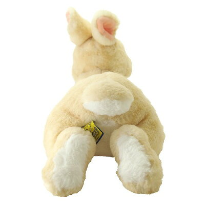 【楽天市場】【送料無料】 ひざうさぎ ぬいぐるみ ベージュ 動物 アニマル 全長37cm：トイスタジアム1号店