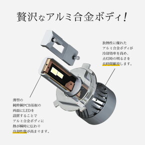 【楽天市場】60W HID級の明るさ LED ヘッドライト 17880lm H4 Hi/Lo H1 H3 H3C H7 H8 H11 H16 H10 HB3 HB4 HIR2 PSX24W ...