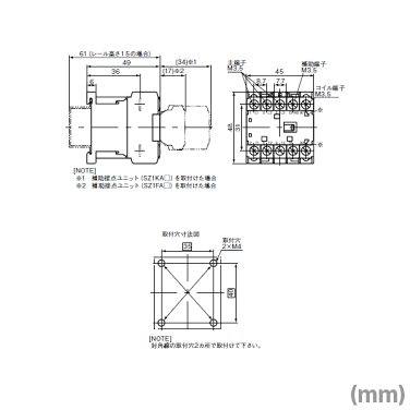 【楽天市場】富士電機 SK06L-E01 電磁接触器 コイル仕様: 直流操作形 1.2W 定格通電電流: 20A コイル電圧: 24V 補助 ...