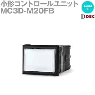 【楽天市場】IDEC (アイデック/和泉電機) MC3D-M20FB MCシリーズ 小形コントロールユニット照光押ボタンスイッチ 角胴形, 銀 2接点, 本体色 黒 NN：ANGEL HAM ...