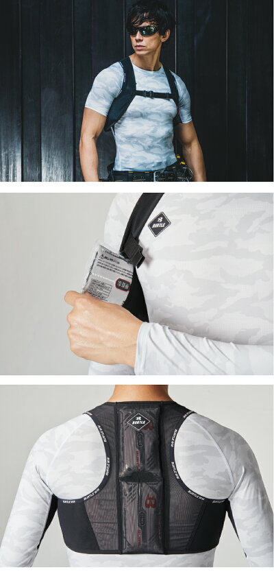 【楽天市場】バートル【BURTLE】フリーザーベスト アイスパックセット【AIR CRAFT エアークラフト】 AC350s 保冷剤着用ベスト2022年最新モデル 4wayストレッチメッシュ ...