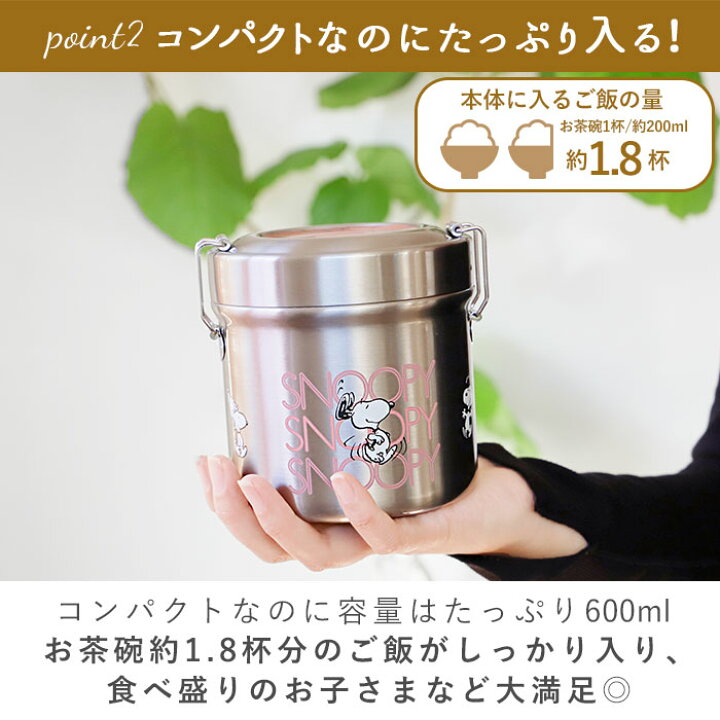 スケーター 抗菌 弁当箱 保温 保冷 丼型 ランチジャー STLB1AG 600ml ステンレス ディズニー ランチグッズ 子供 男性 男子 女子 TOKU 【保証書付】