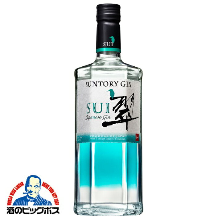送料無料 サントリー ジャパニーズジン 翠 SUI 40度 700ml×6本 gin_SUIG 国産品
