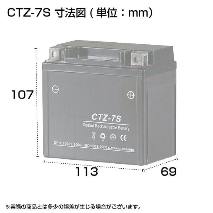 バッテリー CTZ-7S YTZ-7S 互換 PCX セロー バイクパーツセンター 公式の店舗