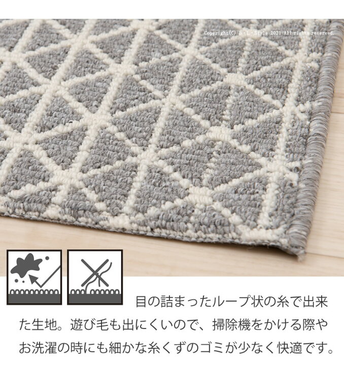 日本最大のブランド キッチンマット SDS TAYLOR 約50×270cm ダークグレー グレー yoshiyuki0804.sub.jp