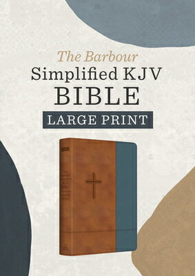 楽天ブックス: The Barbour Simplified Kjv--Large Print [Rust & Stone Cross ...