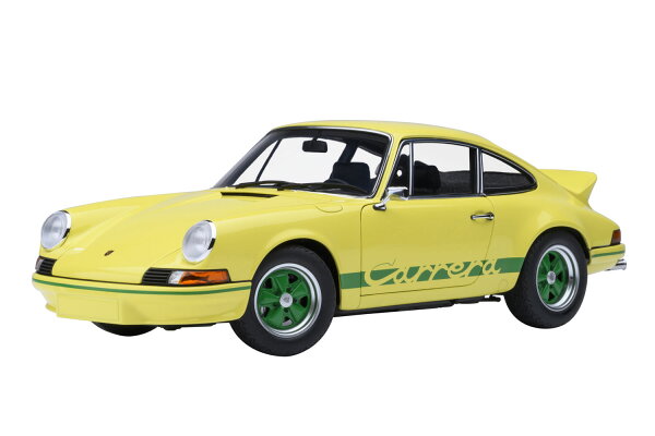 楽天ブックス: AUTOART 1/18 ポルシェ 911 カレラ 2.7 RS （ライトイエロー／グリーン・ストライプ） 【780338 ...
