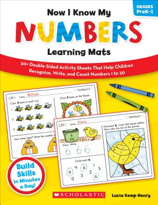楽天ブックス: Now I Know My Numbers Learning Mats, Grades PreK-1 - Lucia Kemp ...