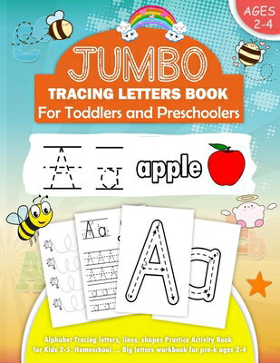 楽天ブックス: Jumbo Tracing letters Book for Toddlers and Preschoolers ...