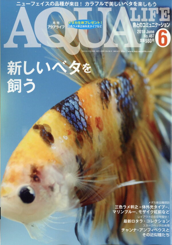 楽天ブックス: 月刊 AQUA LIFE (アクアライフ) 2018年 06月号 [雑誌] - エムピー・ジェー ...