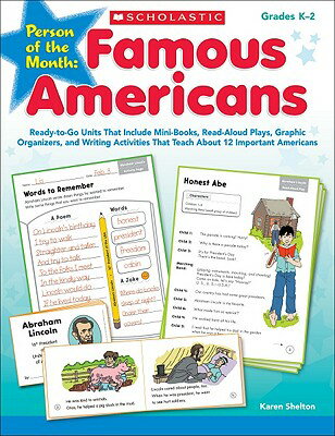 楽天ブックス: Famous Americans, Grades K-2: Ready-To-Go Units That Include ...