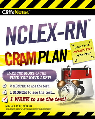 楽天ブックス: CliffsNotes NCLEX-RN Cram Plan - Michael Reid - 9781328900838 : 洋書