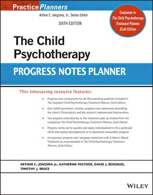 楽天ブックス: The Child Psychotherapy Progress Notes Planner - Arthur E ...
