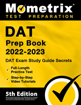 楽天ブックス: DAT Prep Book 2022-2023 - DAT Exam Study Guide Secrets, Full ...