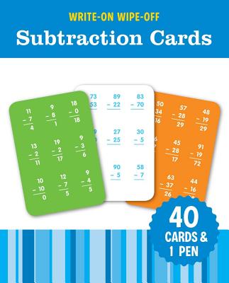 楽天ブックス: Write-On Wipe-Off Subtraction Cards - Flash Kids ...