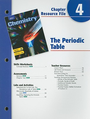 楽天ブックス: Holt Chemistry Chapter 4 Resource File: The Periodic Table ...
