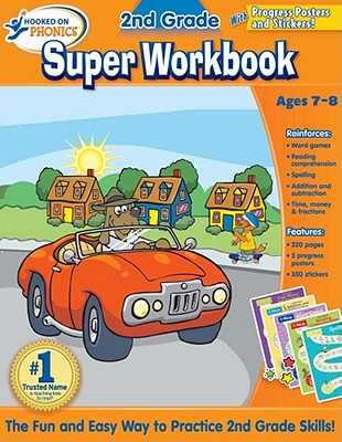 楽天ブックス: Hooked on Phonics 2nd Grade Super Workbook [With Poster ...
