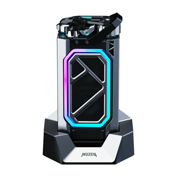 楽天ブックス: MUZEN Bluetoothスピーカー Cyber Shell ＋ 充電スタンド セット - MUZEN ...