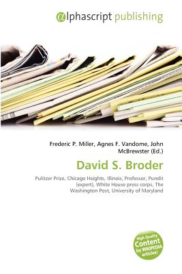 楽天ブックス: David S. Broder - Frederic P. Miller - 9786133701694 : 洋書