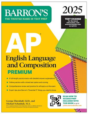 楽天ブックス: AP English Language and Composition Premium, 2025: Prep Book ...