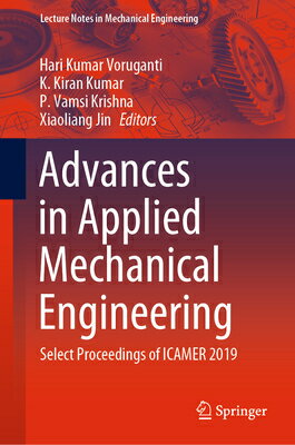 楽天ブックス: Advances in Applied Mechanical Engineering: Select Proceedings of Icamer 2019 - Hari ...