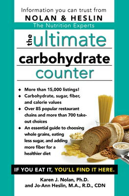 楽天ブックス: The Ultimate Carbohydrate Counter - Karen J. Nolan ...