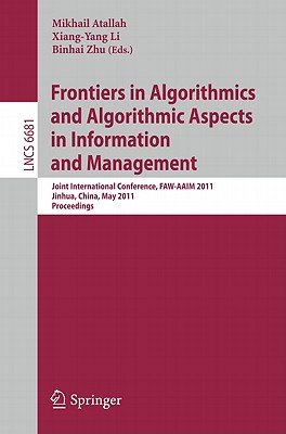 楽天ブックス: Frontiers in Algorithmics and Algorithmic Aspects in ...