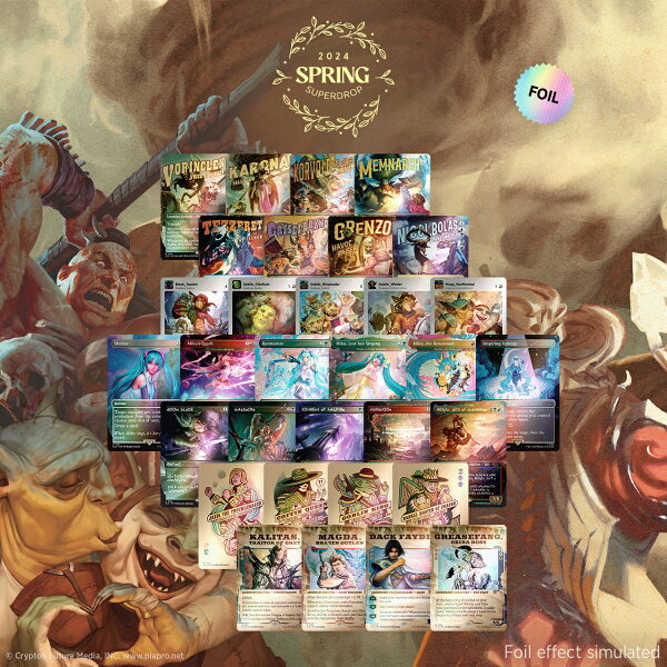 楽天ブックス: マジック：ザ・ギャザリング Secret Lair Spring Superdrop 2024 All the Foils Are Blooming Bundle +【プロモ ...