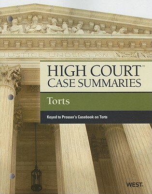 楽天ブックス: Torts: Keyed to (Prosser, Wade, Schwartz, ) Kelly and Partlett ...
