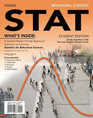 楽天ブックス: Behavioral Sciences Stat - Gary Heiman - 9781111342425 : 洋書
