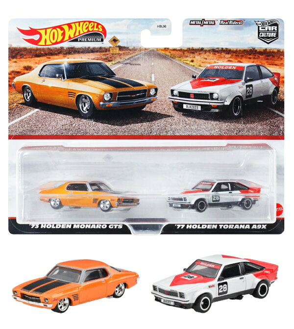 楽天ブックス: ホットウィール（Hot Wheels） プレミアム 2パック '73 ホールデン モナーロ GTS / '77 ホールデン ト ...