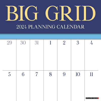 楽天ブックス: Big Grid (Jewel) 2024 12 X 12 Wall Calendar - Willow Creek ...