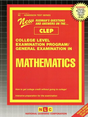 楽天ブックス: CLEP Mathematics: New Rudman's Questions and Answers on The ...