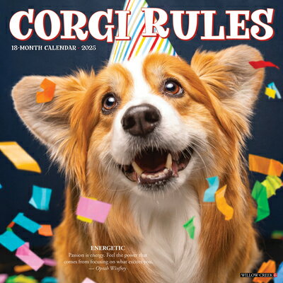 楽天ブックス: Corgi Rules 2025 12 X 12 Wall Calendar - Willow Creek Press ...