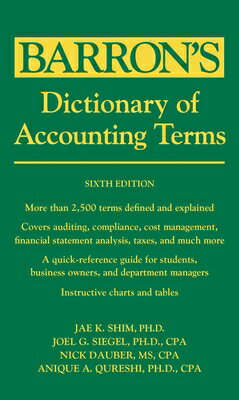 楽天ブックス: Dictionary of Accounting Terms - Jae K. Shim - 9781438002750 : 洋書