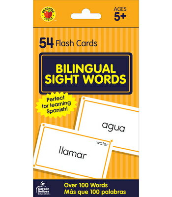 楽天ブックス: Bilingual Sight Words Flash Cards: 54 Flash Cards - Brighter ...