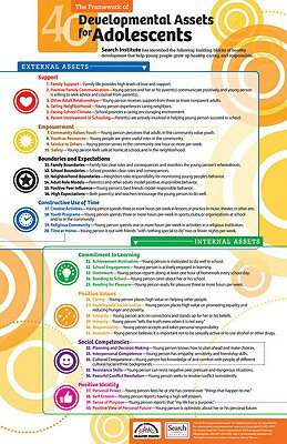 楽天ブックス: The Framework of 40 Developmental Assets for Adolescents Poster ...