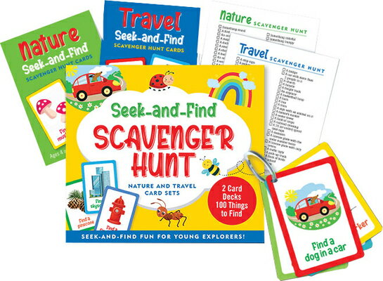 楽天ブックス: Seek-And-Find Scavenger Hunt Card Set - 2 Game Decks - Peter ...