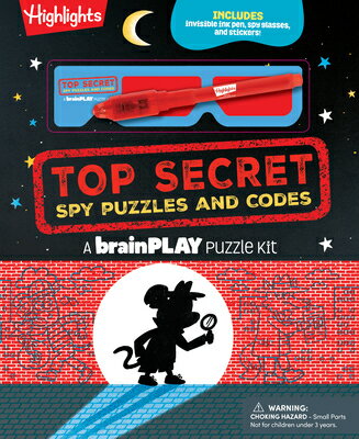 楽天ブックス: Brainplay Top Secret Spy Puzzles and Codes: Puzzle Book Packed ...