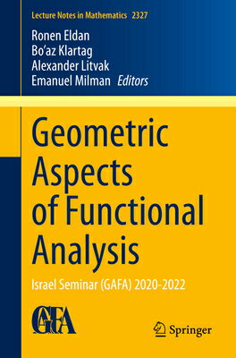 楽天ブックス: Geometric Aspects of Functional Analysis: Israel Seminar (Gafa ...