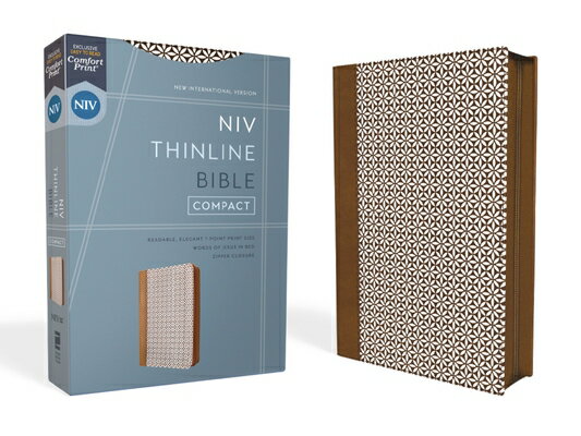 楽天ブックス: Niv, Thinline Bible, Compact, Leathersoft, Brown/White ...
